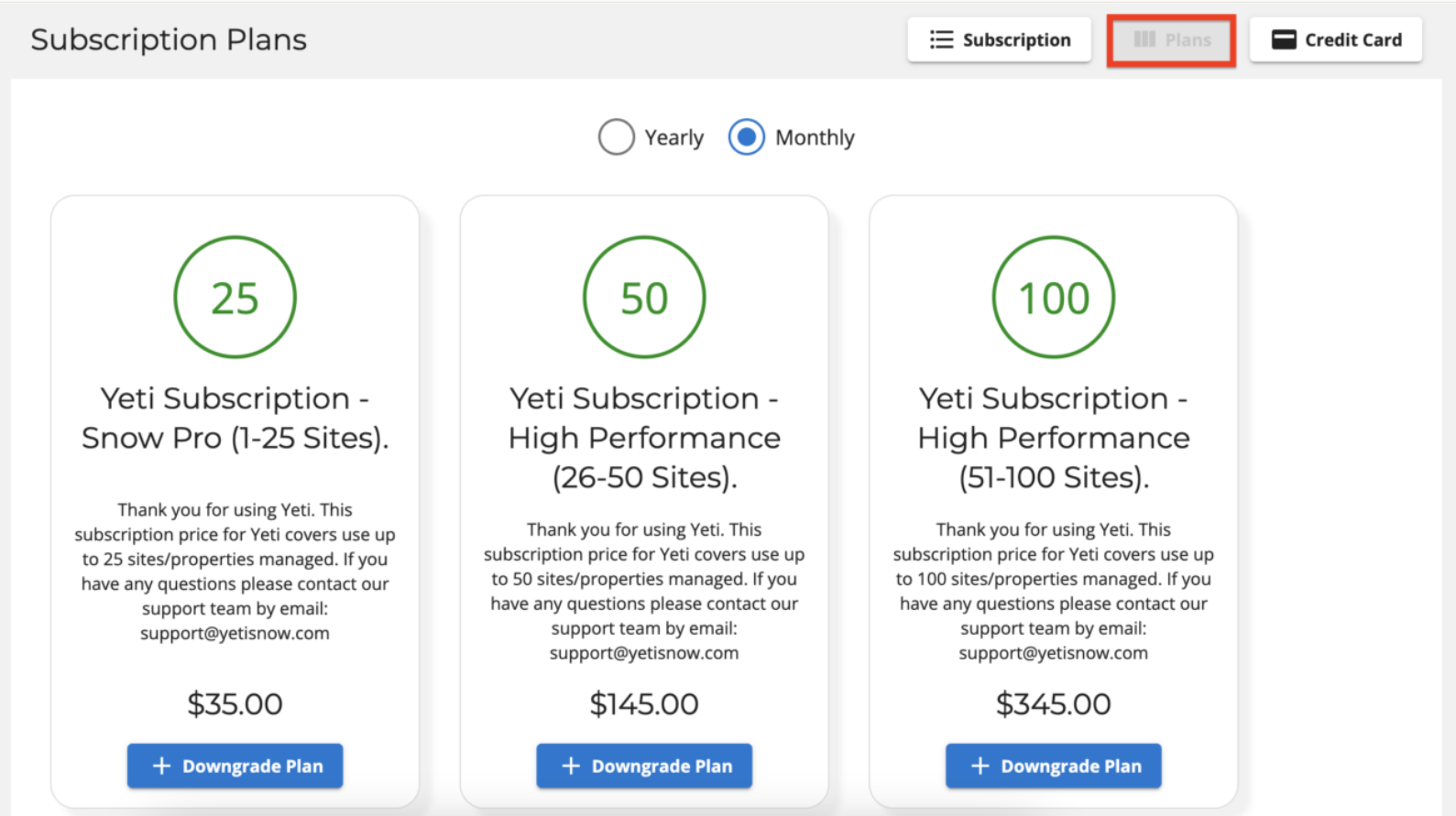 How do I Change my Subscription Plan?