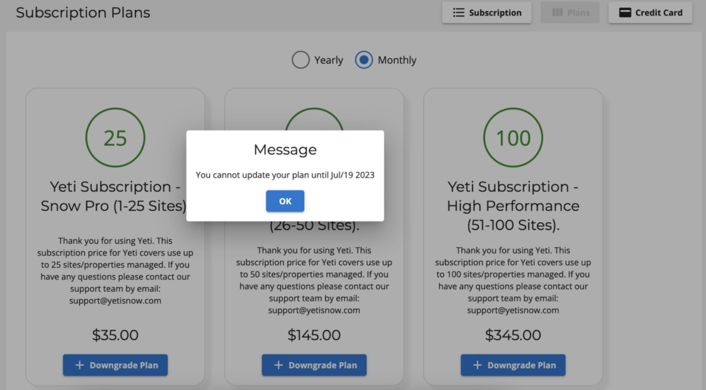 How do I Change my Subscription Plan?